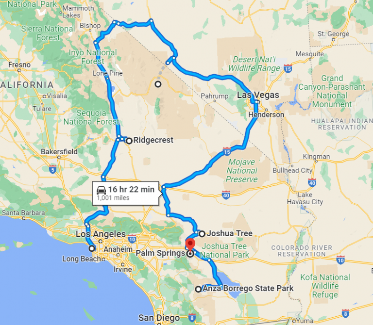 Ultimate California Desert Road Trip Itinerary: Explore Hidden Gems ...